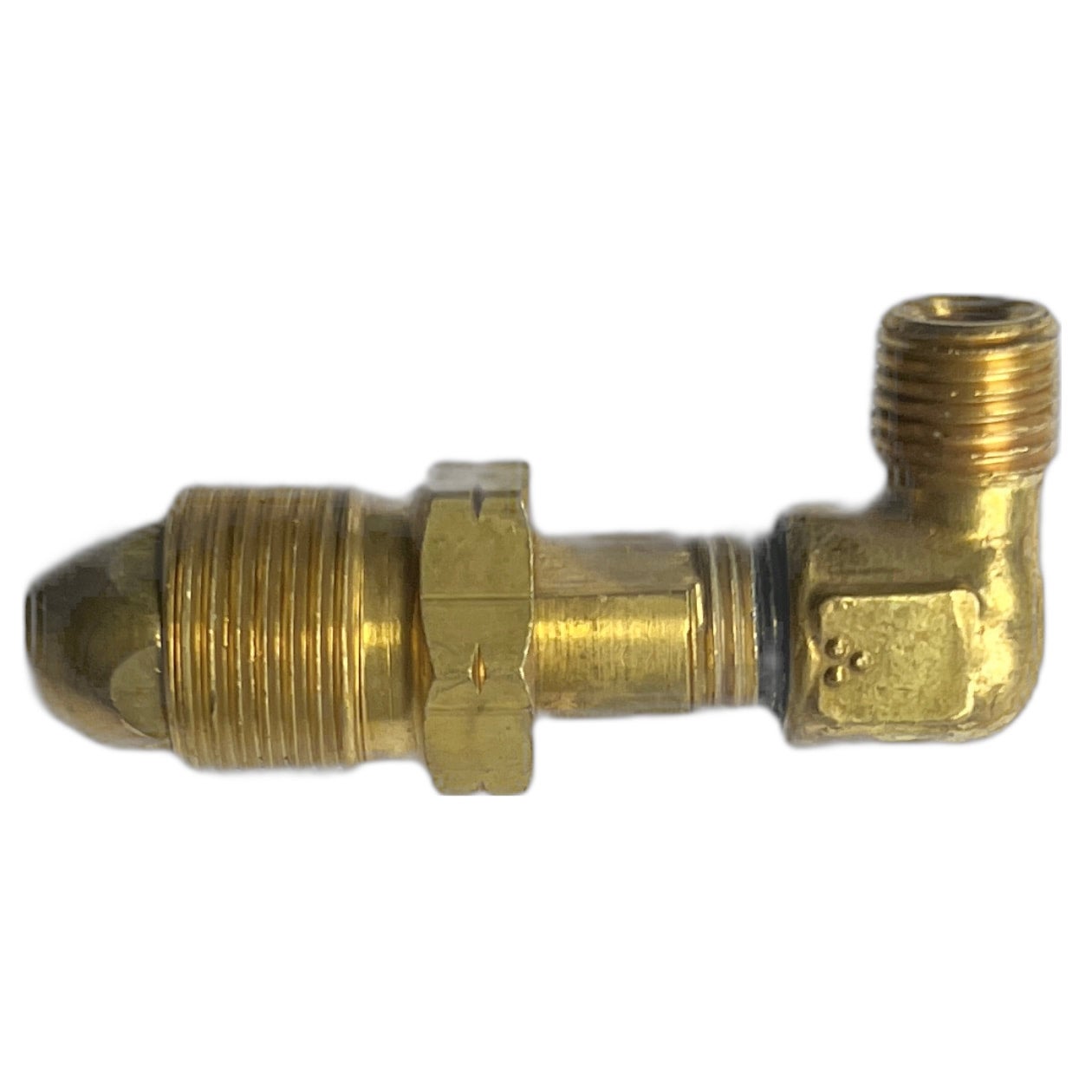 POL - Male POL Hard Nose x 1/4” MNPT 90 Degree Elbow | The Propane Express